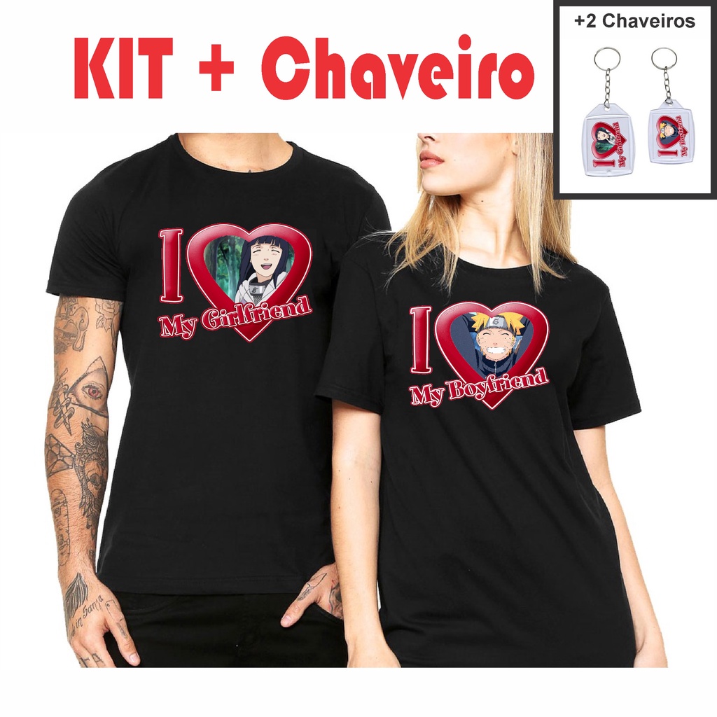 Camisa i love my girlfriend e I lovy my Boyfriend Kit Casal | Shopee Brasil