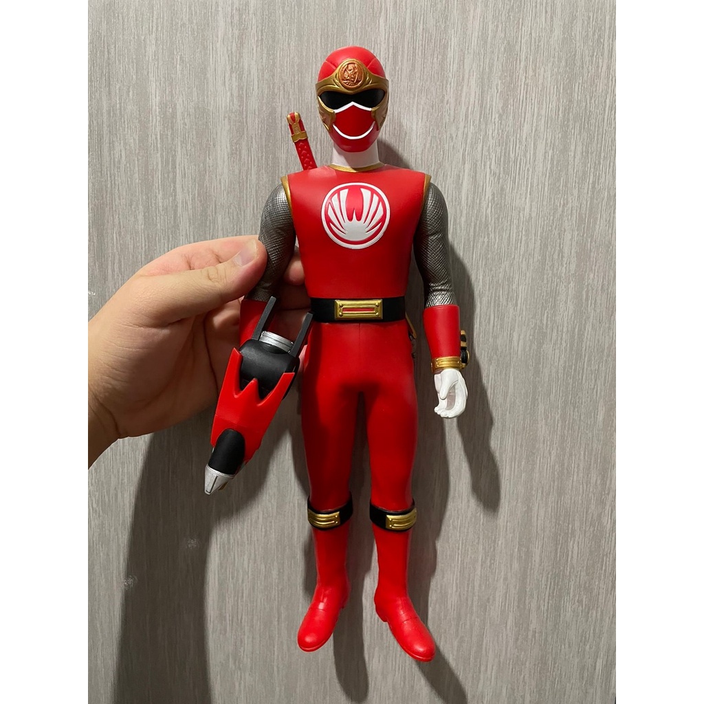 Boneco Hurricaneger Red + Gaoranger - (Super Sentai Power Ranger ...