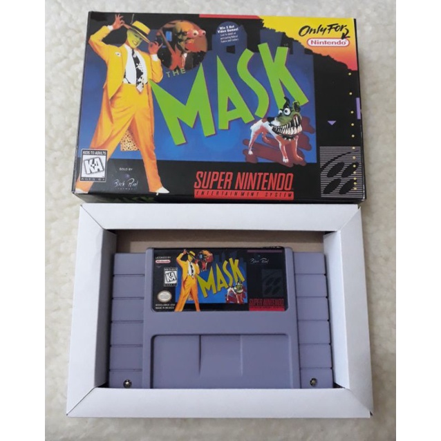 Cartucho Jogo The Mask ( O Máscara ) Super Nintendo Snes + caixa com ...