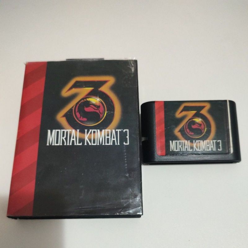 Cartucho Mega Drive Com Caixa - Mortal Kombat 3 | Shopee Brasil