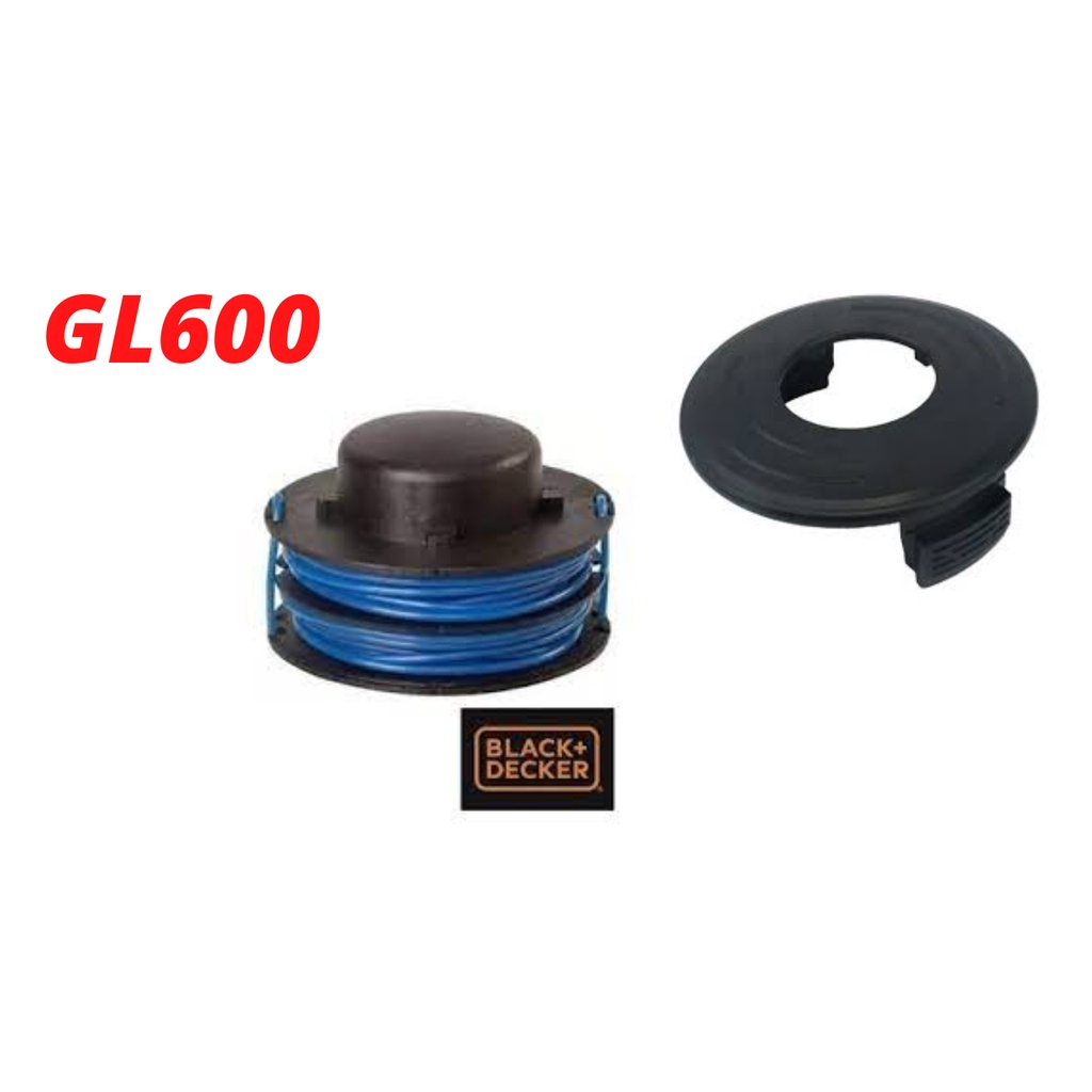 Tampa + Carretel do Aparador de Grama Gl600 Black Decker (kit) | Shopee ...