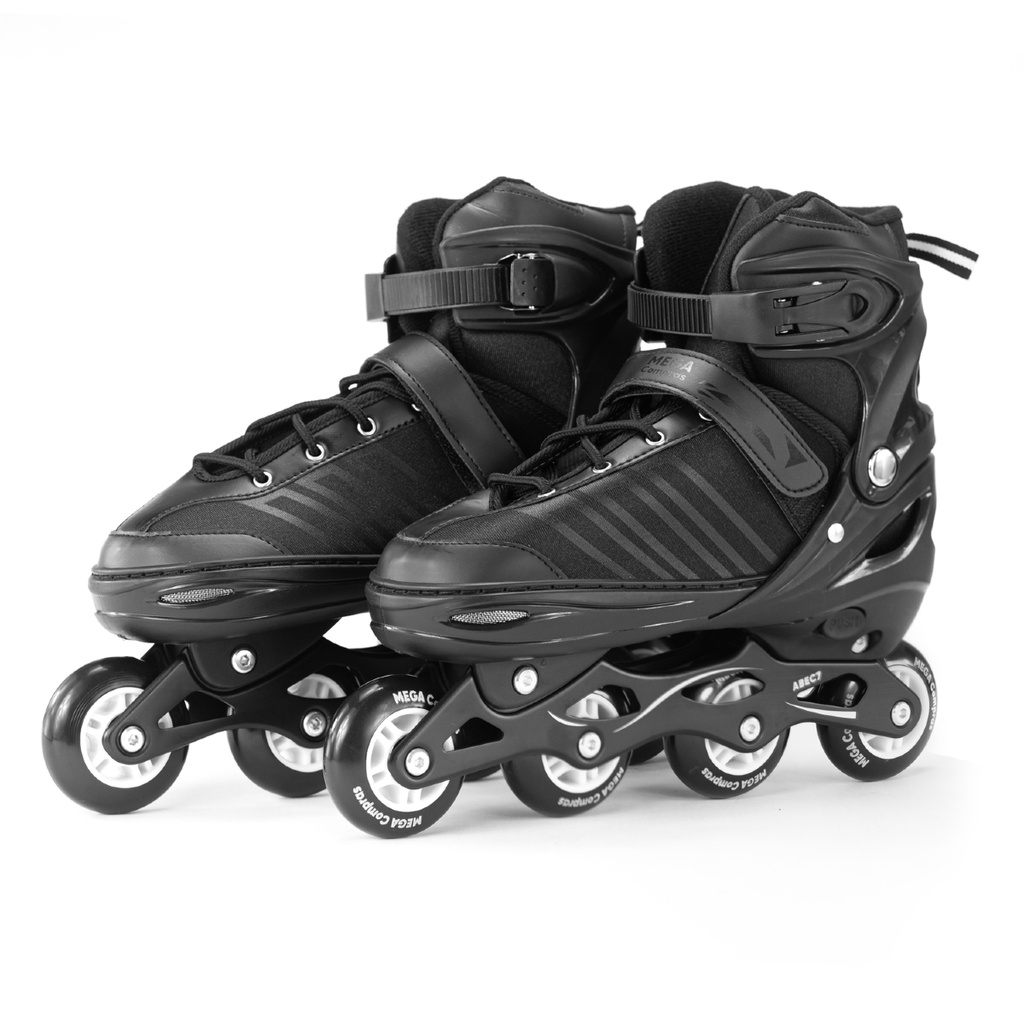Patins Inline ajustavel 4 rodas Roller Semi Profissional Mega Compras ...