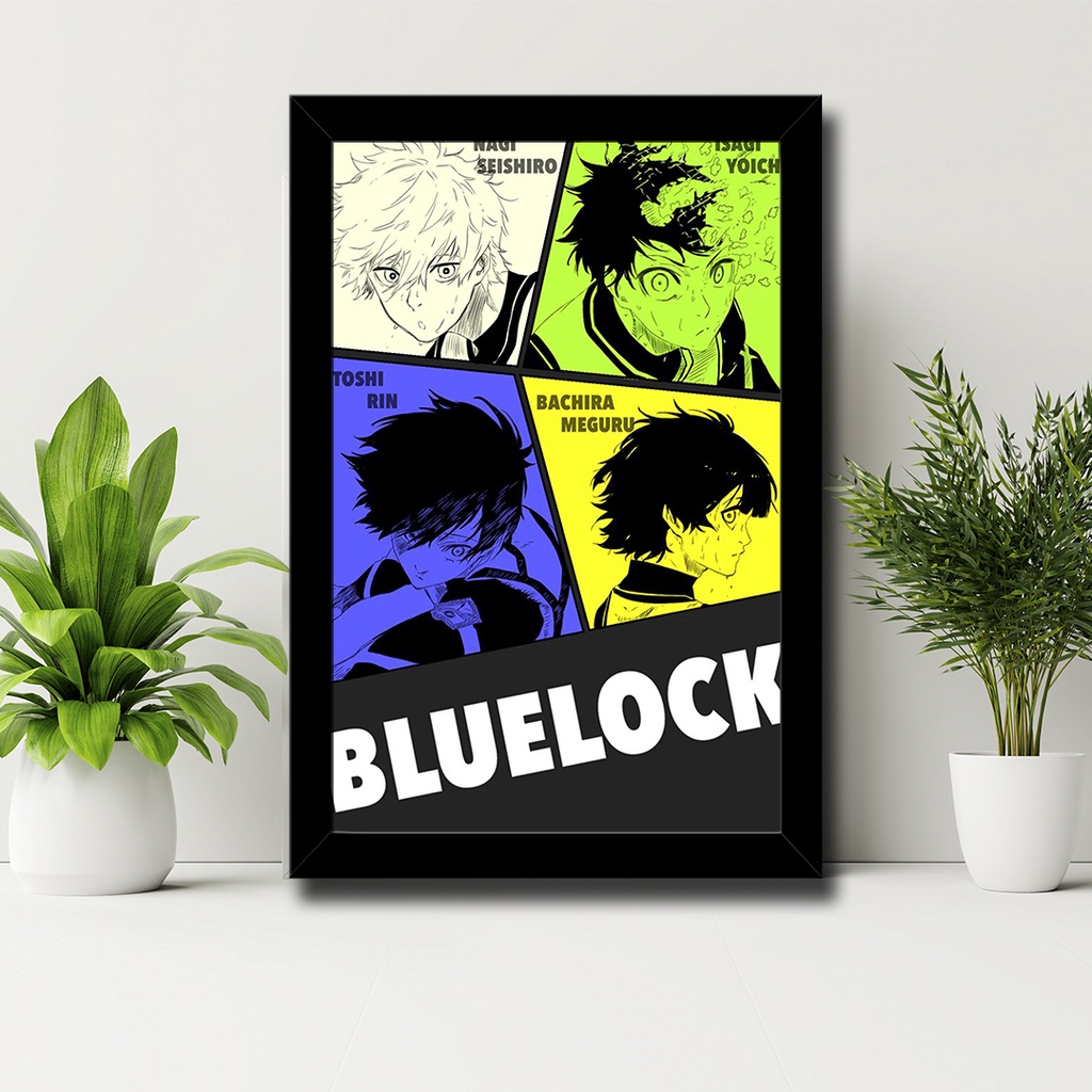 Quadro Blue Lock 23x33cm | Shopee Brasil
