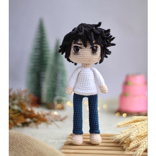 L Lawliet Amigurumi - Death Note | Shopee Brasil