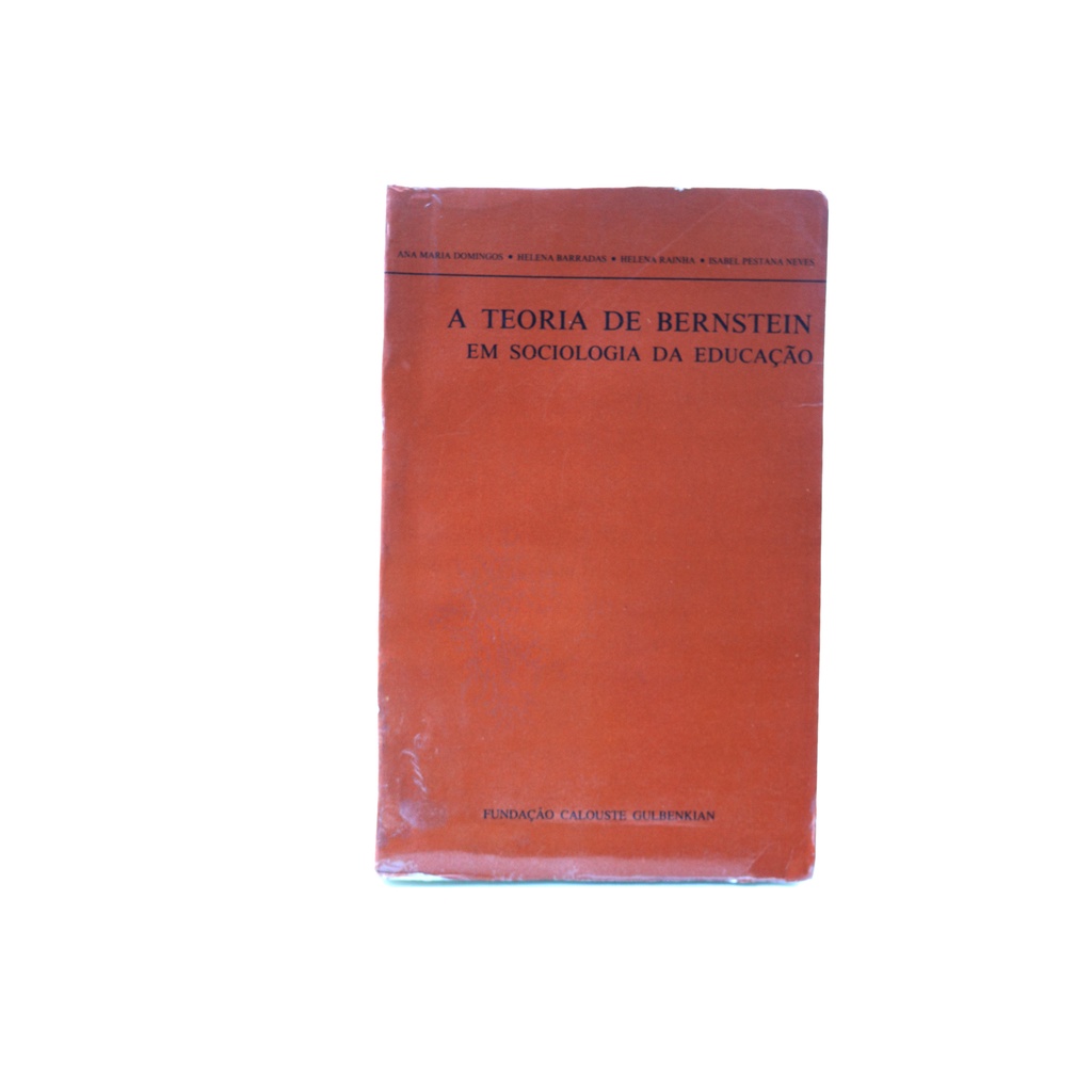 Livro A Teoria De Bernstein Em Sociologia Da Educação | Shopee Brasil