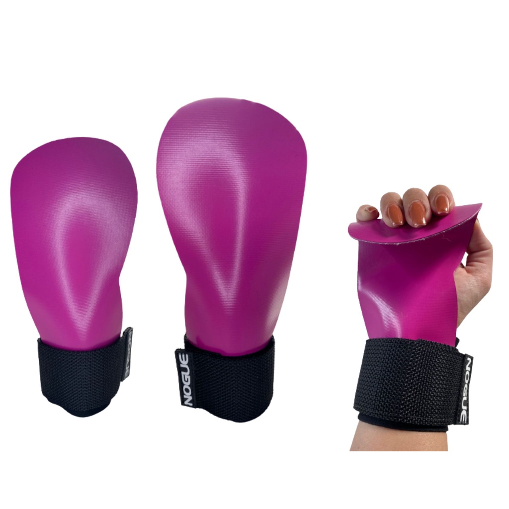 Luva Hand Grip para Crossfit Pull UP Lpo Competition ROSA purple Pronta ...