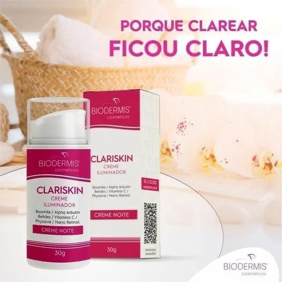 Clariskin - Creme clareador de manchas Biodermis | Shopee Brasil