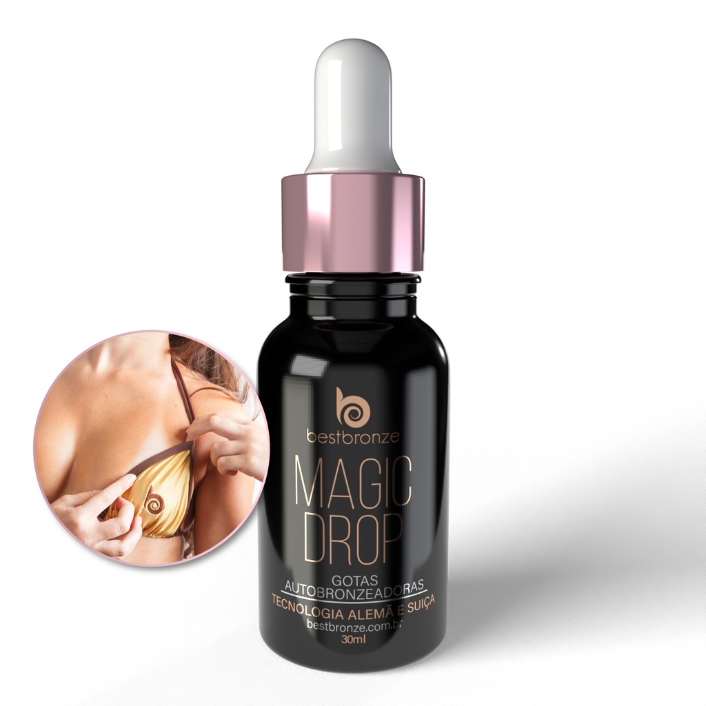 Magic Drop Gotas Autobronzeadoras Gota Mágica Para Creme ou Protetor solar Best Bronze | Shopee ...