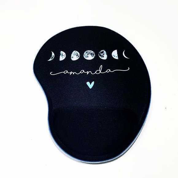 Mouse pad gota - Fases da lua + nome | Shopee Brasil
