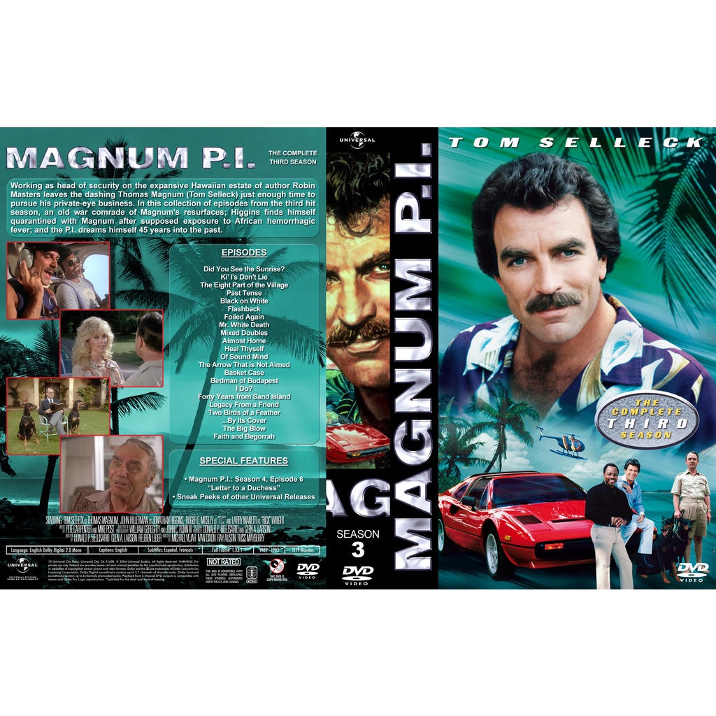 Dvd Magnum temporada 3 - Dublagens Originais ( 6 Dvds ) | Shopee Brasil