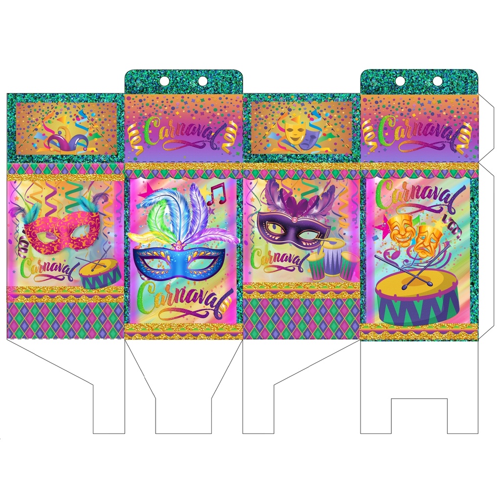 KIT 10 UND. CAIXINHAS PERSONALIZADAS (FOLHA COM ARTE IMPRESSA) TEMA ...