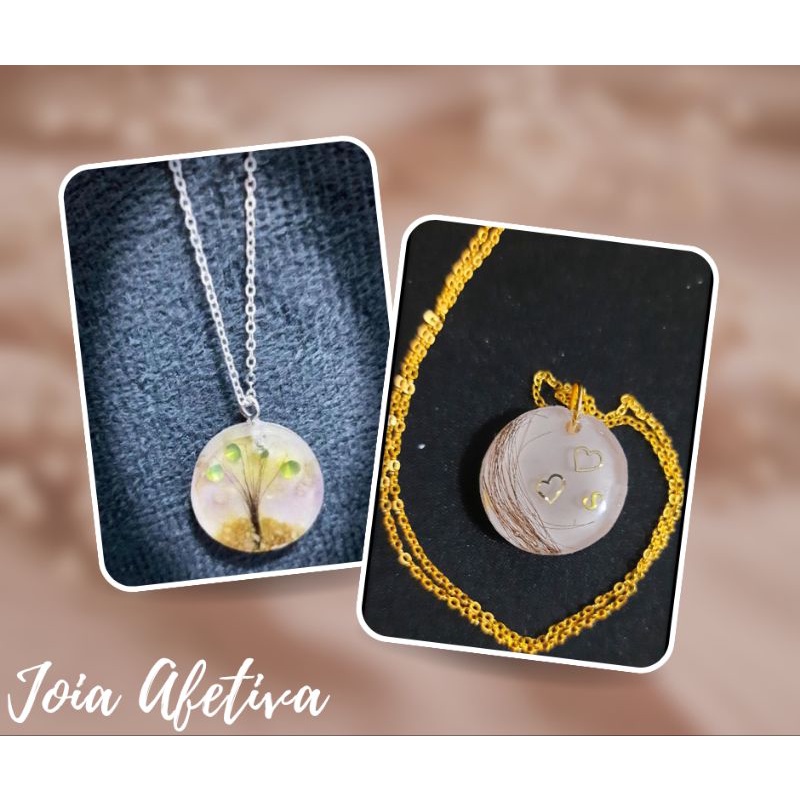 Joia afetiva em resina ( pet ou humano) | Shopee Brasil