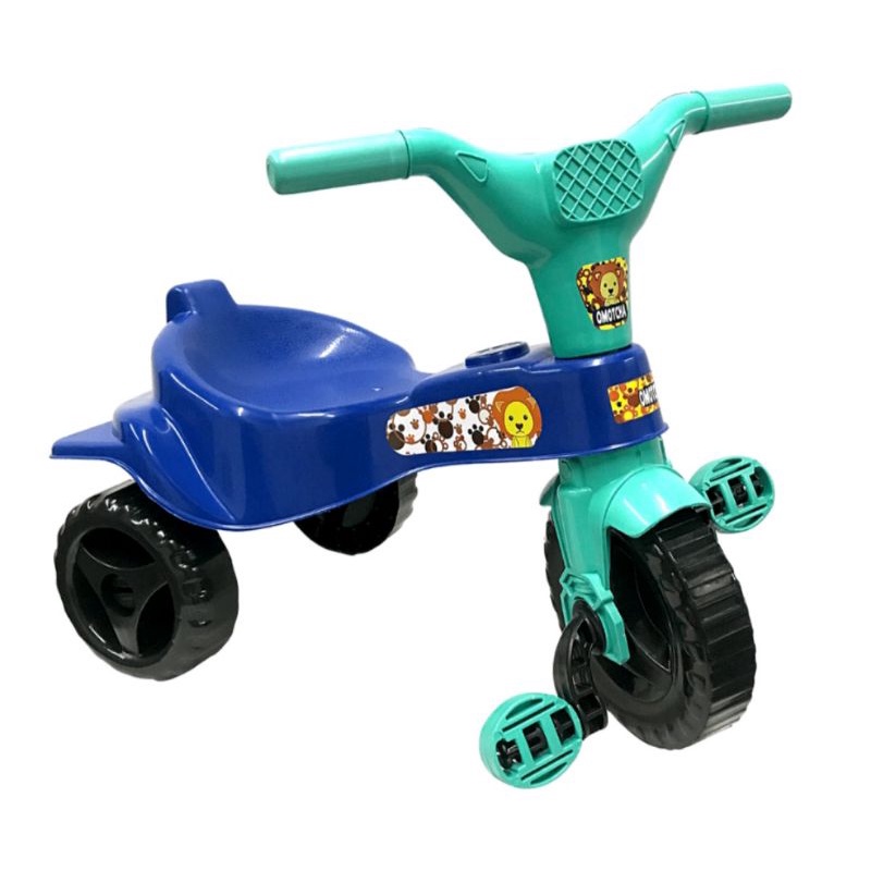Triciclo Motoka Velotrol Infantil Menino Menina Azul Rosa Vermelho ...