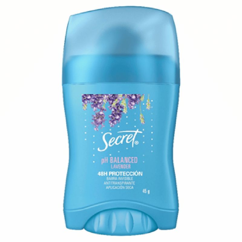 Desodorante Antitranspirante Secret Em Gel e Em Barra Invisível 45g ...