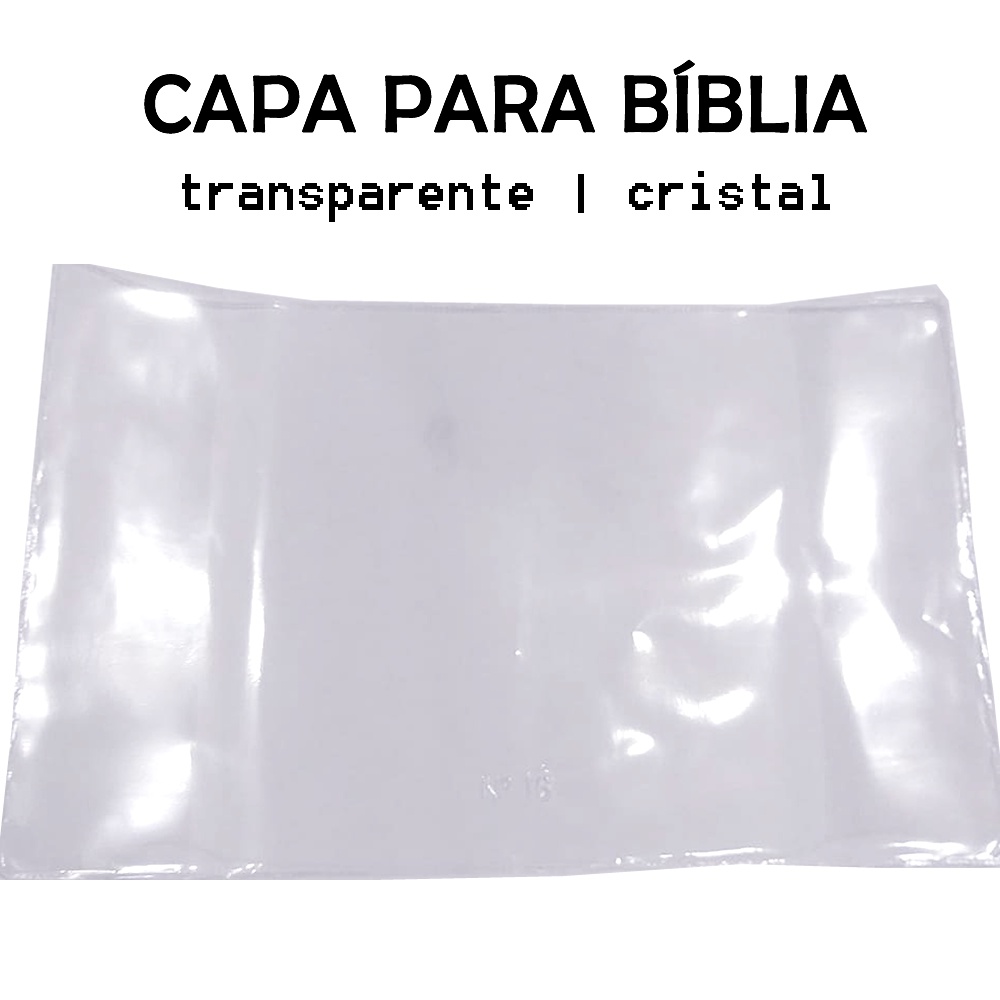 Capa Transparente para Bíblia | Diversos Tamanhos | Capa Protetora para ...