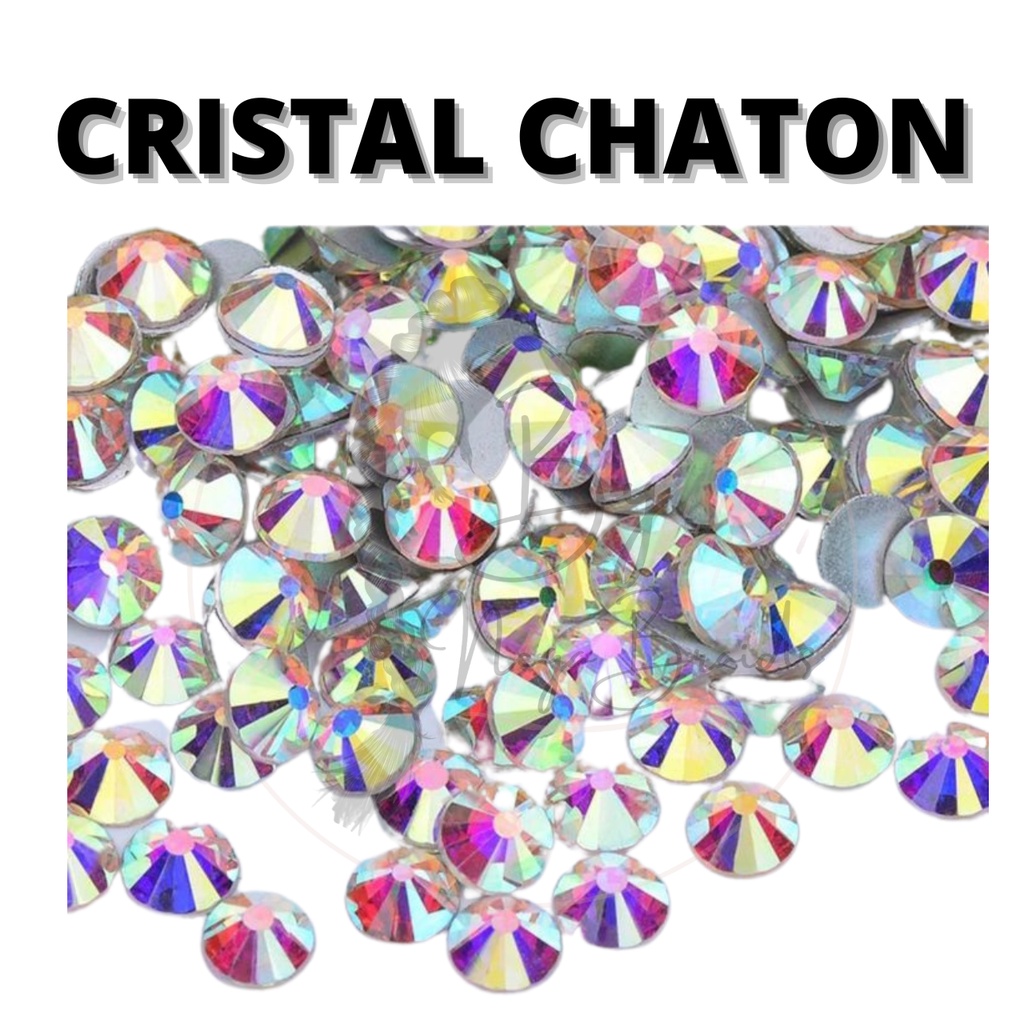 chaton de cristal ss16 4mm / cristal chaton ss20 5mm (100 unidades ...