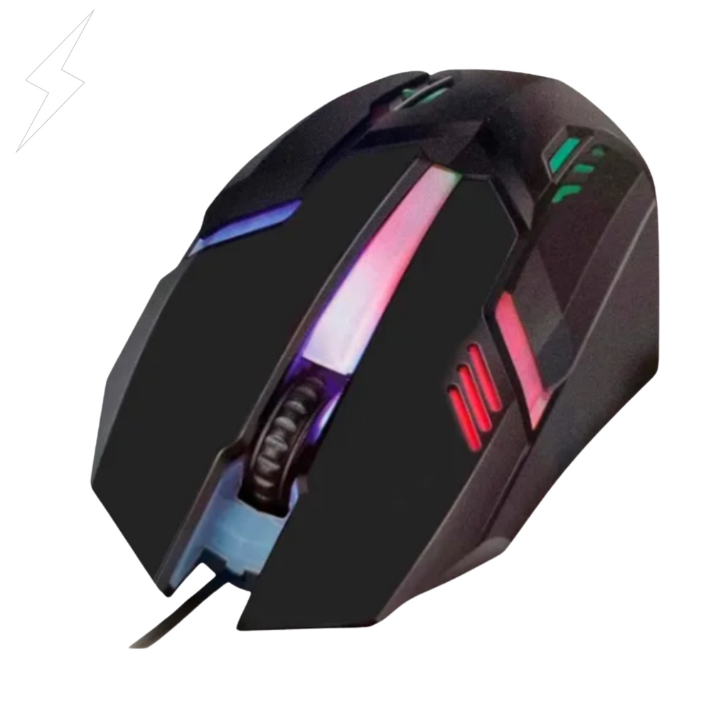 MOUSE GAMER OPTICAL COM FIO USB E LED - EXBOM - MS-62 | Shopee Brasil