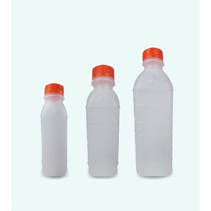 GARRAFA PET PLASTICA 10 UNIDADES TAMPA COM LACRE PARA SUCOS E BEBIDAS (200ML) (300ML) (500ML) E ...