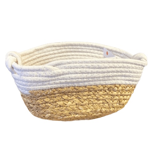 Cesta Cachepôs Dália Spa Cesto Retangular Fibra Natural Palha | Shopee Brasil