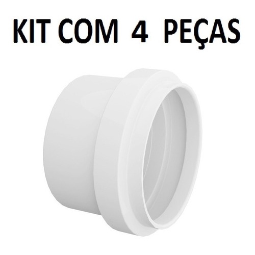 Kit Com 4 Cap Tampa Para Esgoto 100mm Preconvc | Shopee Brasil
