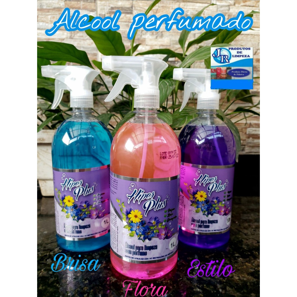 Álcool Perfumado Hiperplus - 1 Litro - Limpeza Perfumada | Shopee Brasil