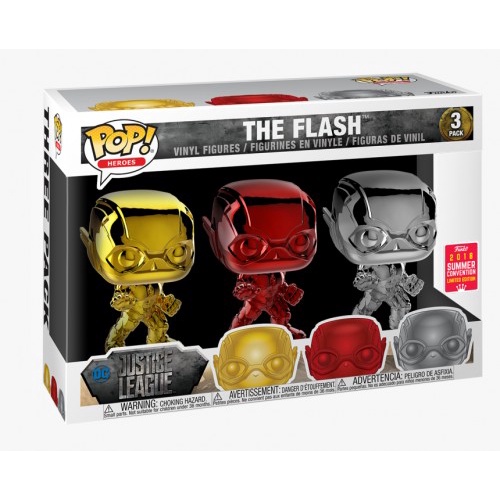 Funko Pop! The Flash Pack 3 - Justice League | Shopee Brasil