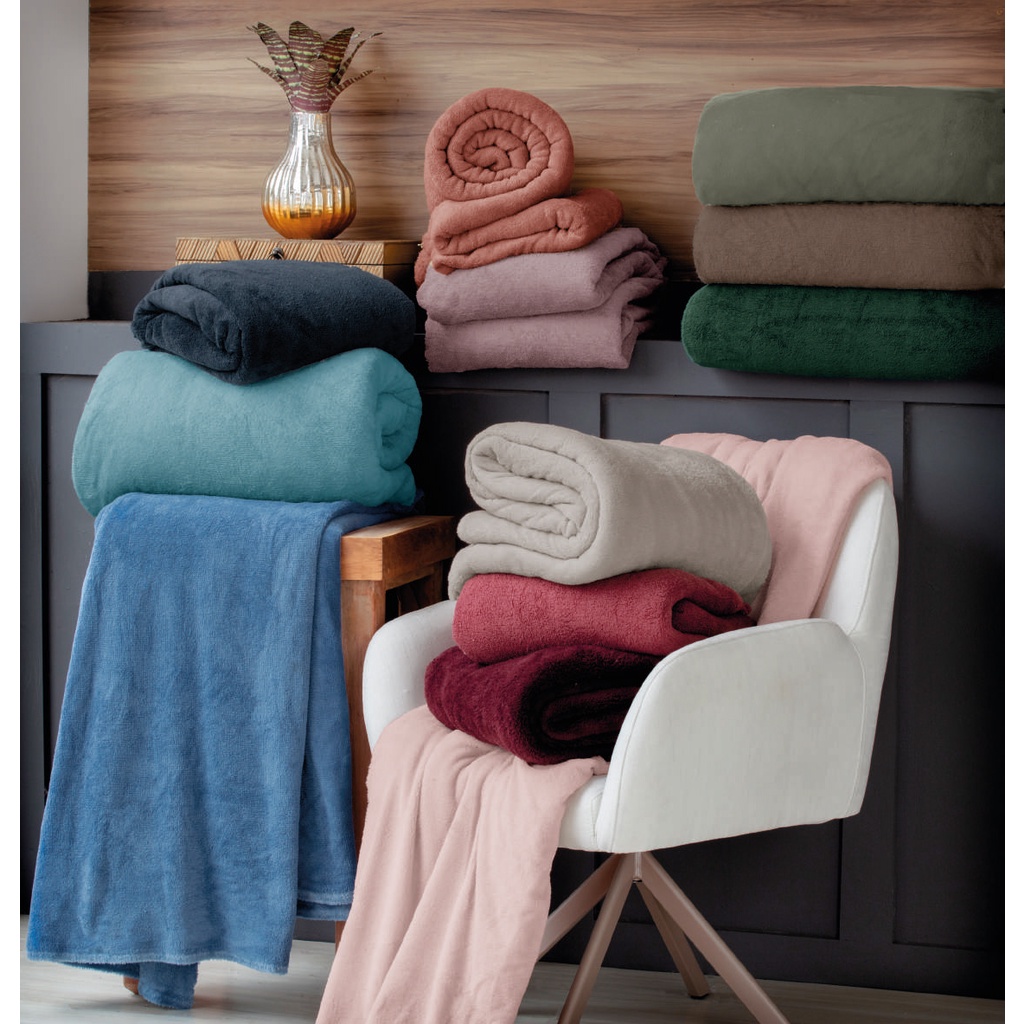 Manta de Microfibra King Aconchego Rozac | Shopee Brasil