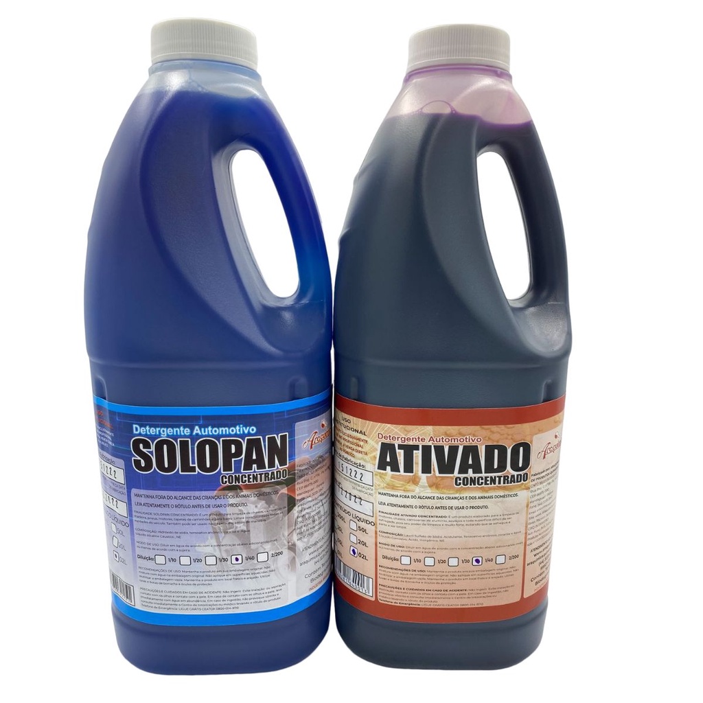 Kit Removedor de Sujeiras Lodos Solopan 2 Litros + Intercap Ativado 2 ...