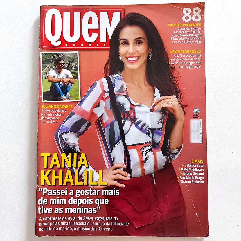 Revista Quem Acontece 660 03/05/2013 Tania Khalill / Sabrina Sato ...