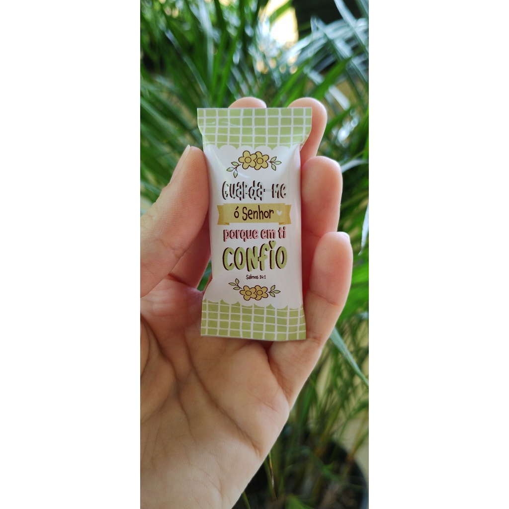 100 Balas Personalizadas Versículos Bíblicos Religioso Encontro Igreja ...