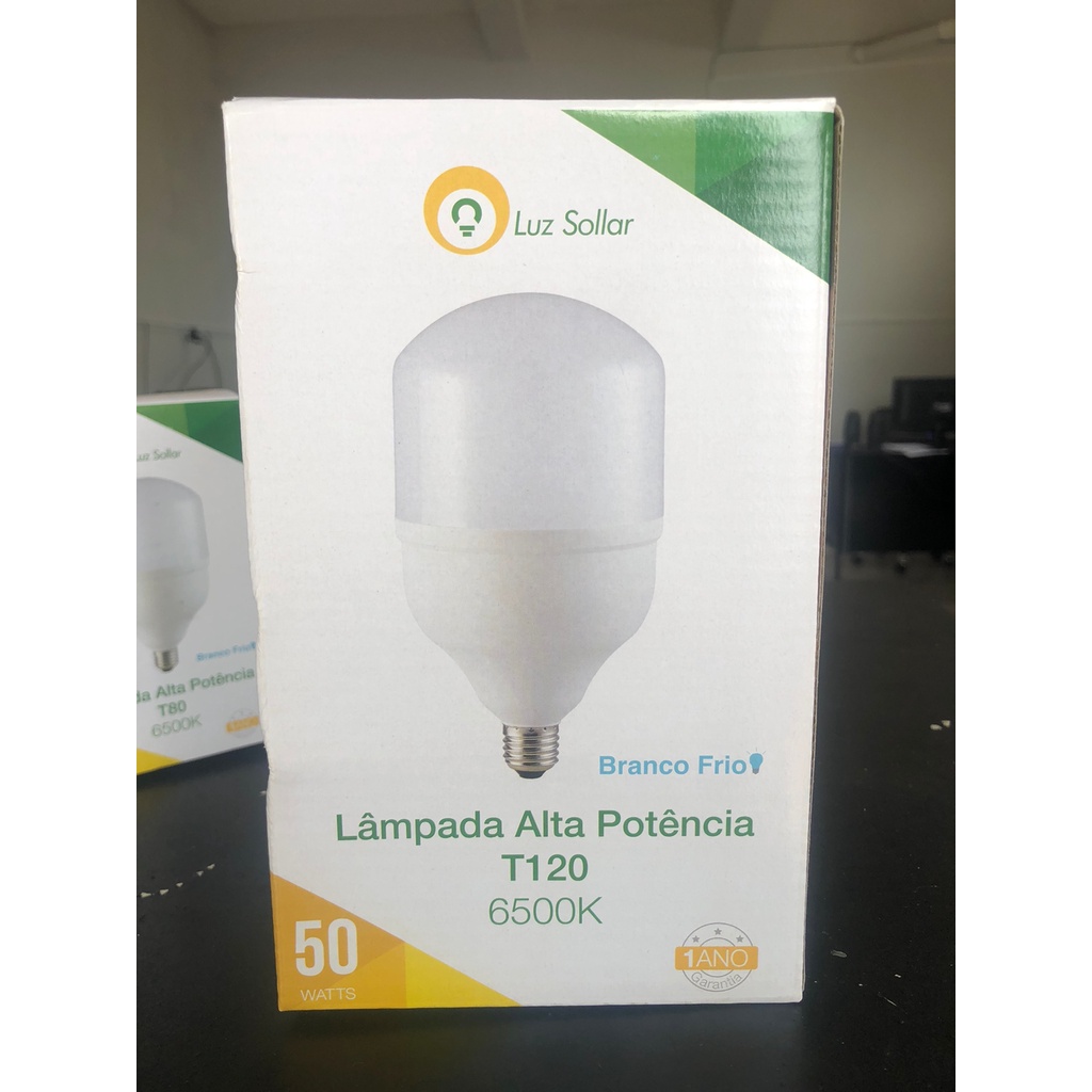 Lampada Led Bulbo 50w Branco Frio 6500k Alta Potência | Shopee Brasil