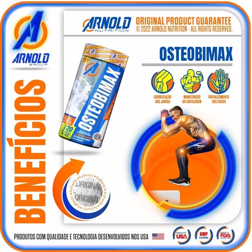 Osteo Bi-max 120 Caps (joint Max Bi Flex) Arnold Nutrition | Shopee Brasil