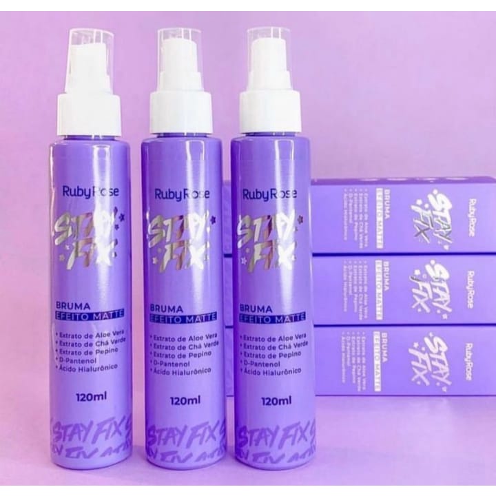 Bruma Fixadora Matte Stay Fix Ruby Rose | Shopee Brasil