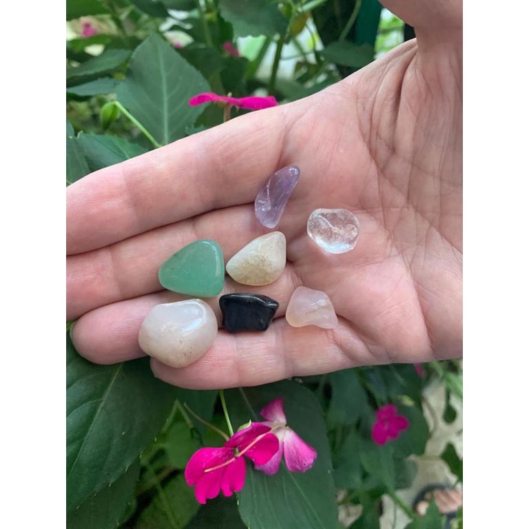 Kit de Cristais Sete Pedras da Sorte | Shopee Brasil