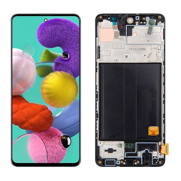 Tela frontal Touch Display A51 A515 Original Nacional c/ Aro | Shopee Brasil