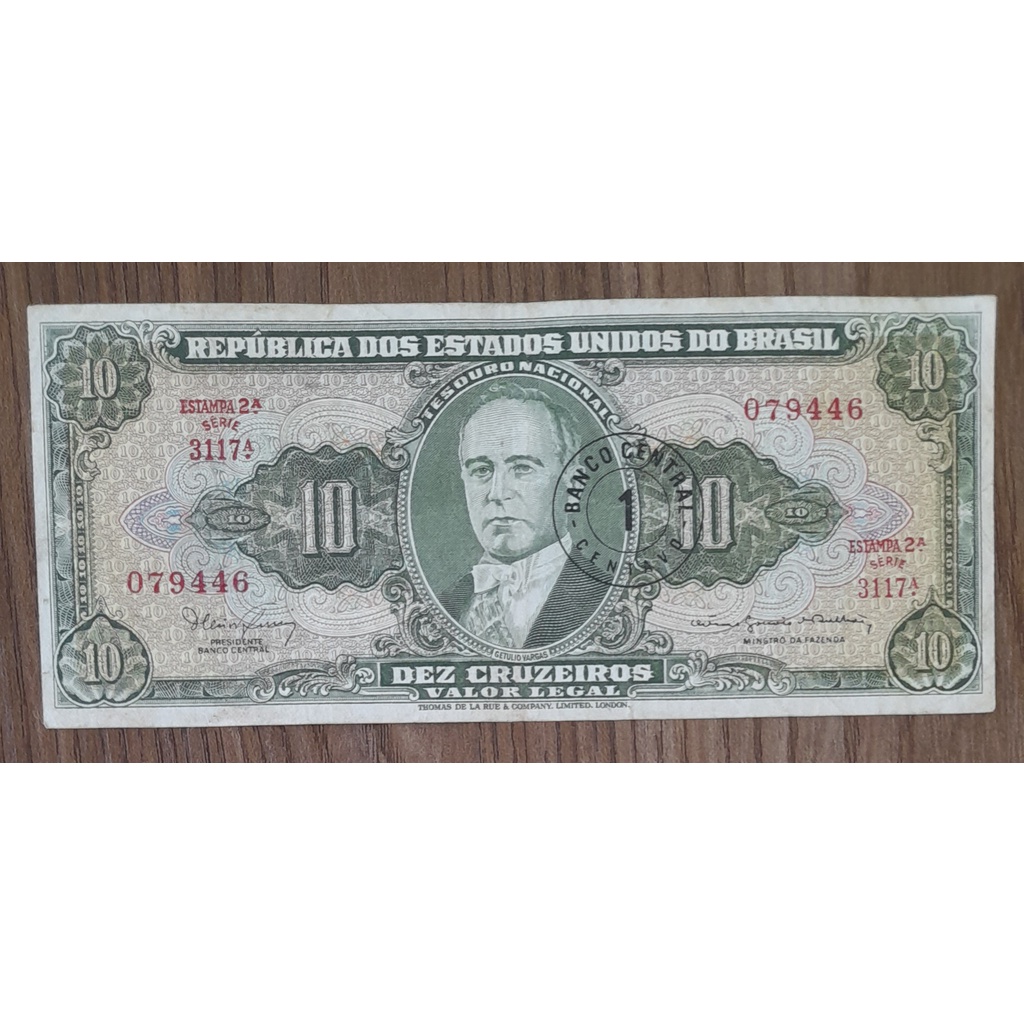 Cédula C 113 Carimbo 1 Centavo CX 10 FL 41 | Shopee Brasil