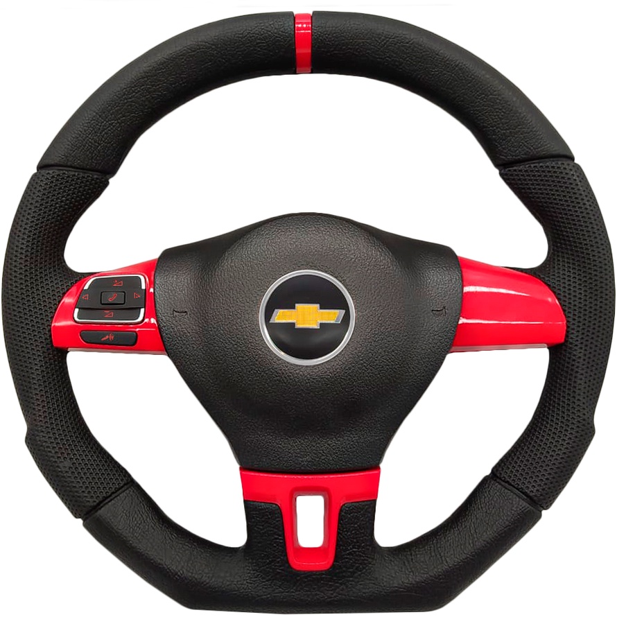 Volante Gm Chevrolet Mult. Mkr led Vermelho Ferrari | Shopee Brasil