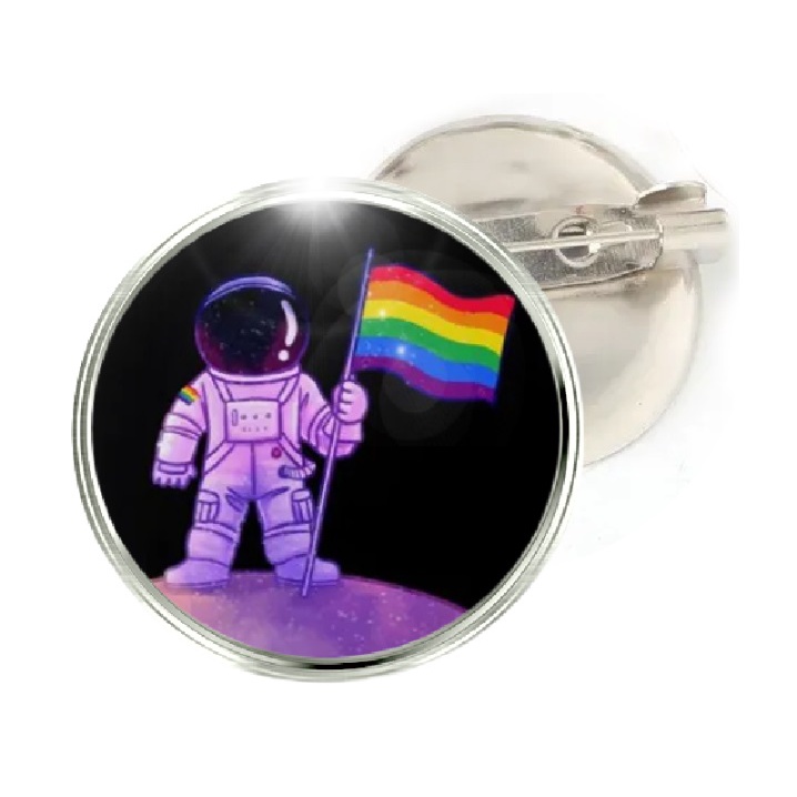 Boton ou Pin Astronauta LGBTQIA+ da Diversidade | Shopee Brasil