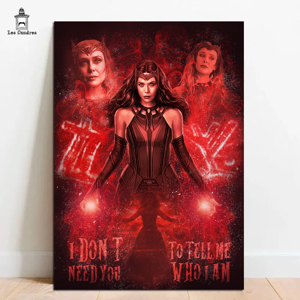 Quadro Placa Decorativa Feiticeira Escarlate em MDF 20x20cm | Shopee Brasil