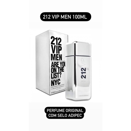 212 Vip men 100ml original | Shopee Brasil