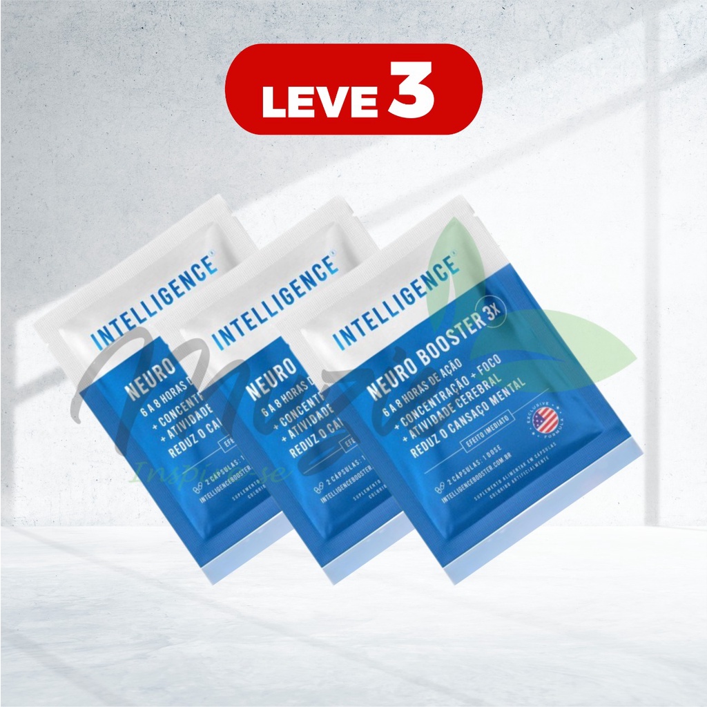 Neuro Booster Intelligence , Produtividade , Concentração , Foco e Bem ...