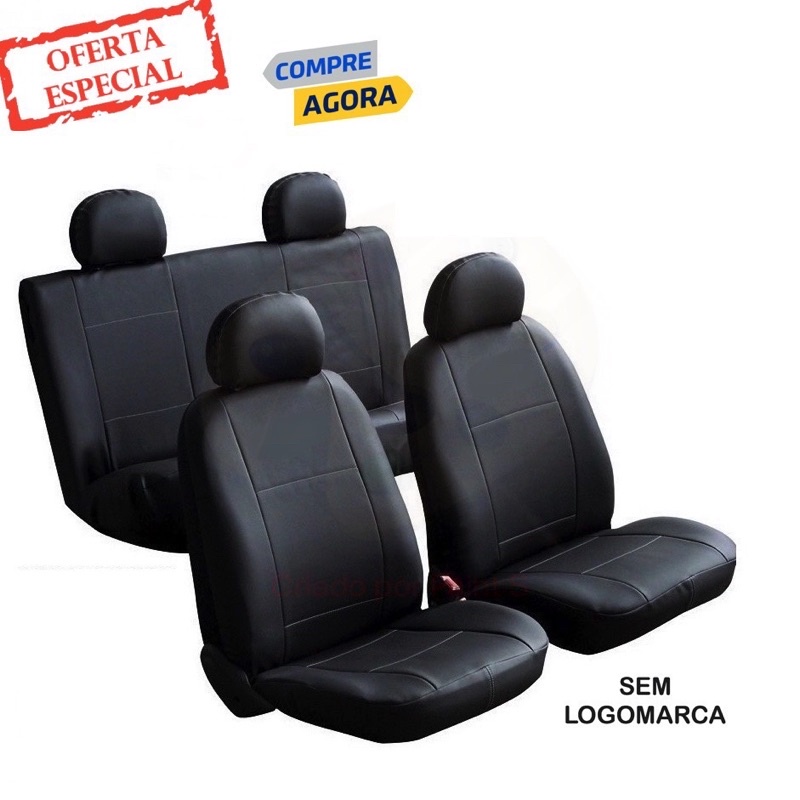 Capa de Banco de Couro Otimizada - Universal - SEM LOGOMARCA | Shopee ...