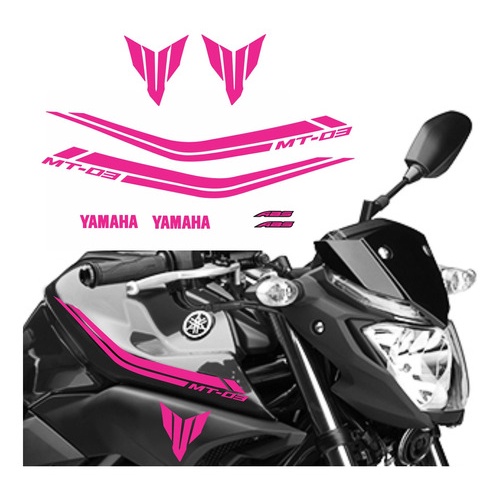 Adesivo Faixa Vinil Sobreposição M07 Moto Mt-03 Mt03 | Shopee Brasil