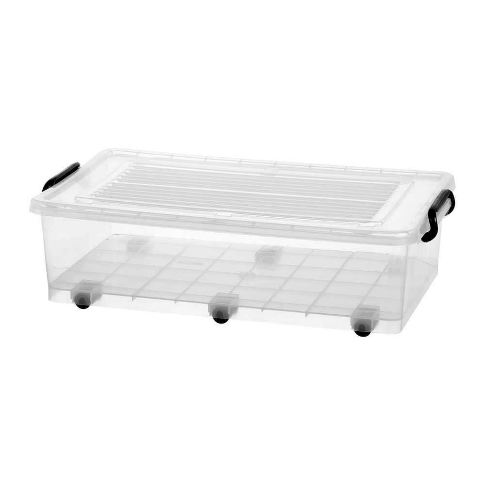 Caixa Organizadora Plastica Transparente Reforçada E Empalhável 36 L ... Caixa Organizadora Plastica Transparente Reforçada E Empalhável 36 L ...