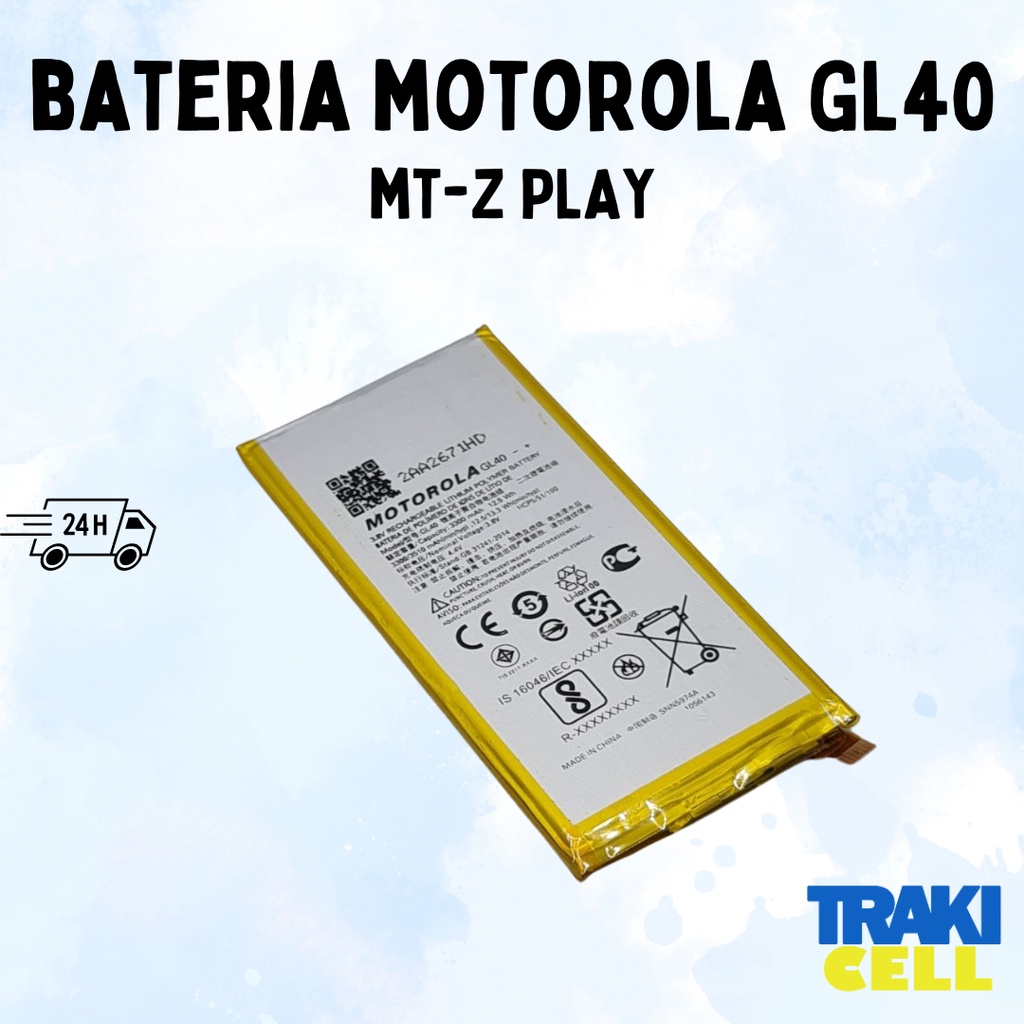 Bateria Motorola GL40 para modelo MT-Z play | Shopee Brasil