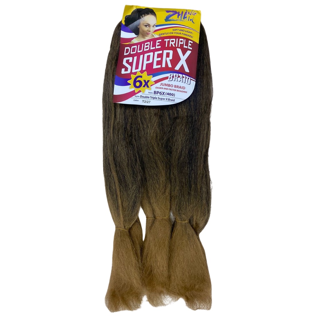 Cabelo Jumbo Jumbão SUPER X 400 gramas ZHANG HAIR - cor T2/27 | Shopee ...