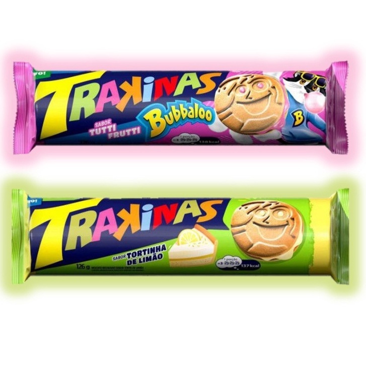 Biscoito/Bolacha Trakinas Vários Sabores | Shopee Brasil