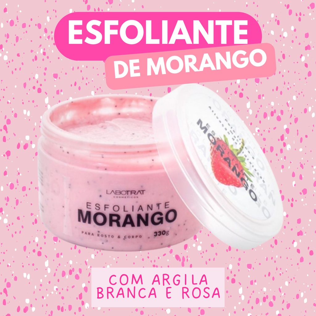 Esfoliante De Morango Corpo E Rosto 300g Labotrat - ENVIO EM ATÉ 24H ...