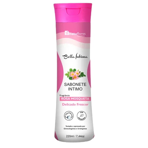 Sabonete Intimo Rosa Mosqueta 220ml - Bella Intima | Shopee Brasil