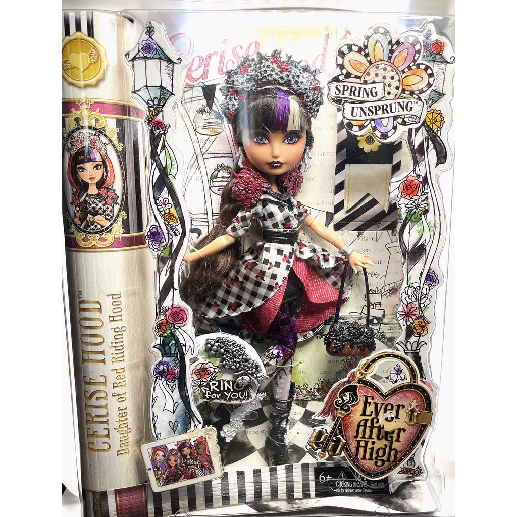 Boneca Ever After High Spring Unsprung Cerise Hood | Shopee Brasil